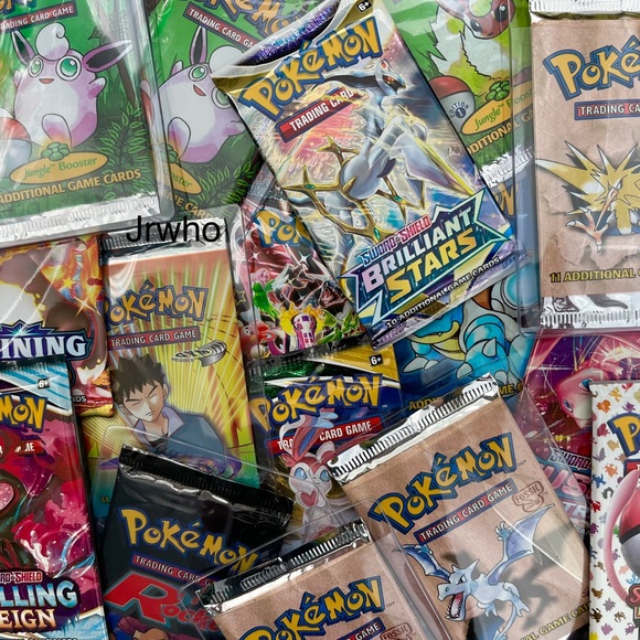 Pokemon | Other | Official Pokmon Booster Pack Bundle | Poshmark